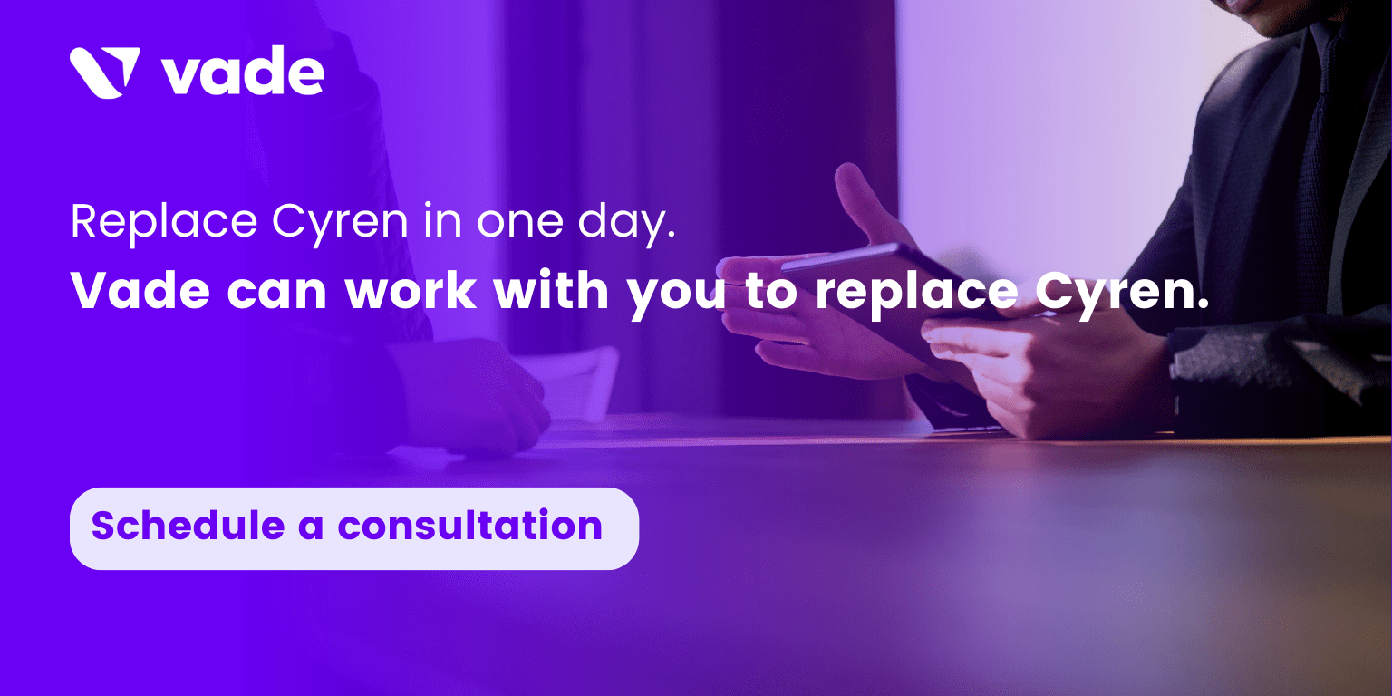 Cyren Replacement - Schedule a Consultation | Vade